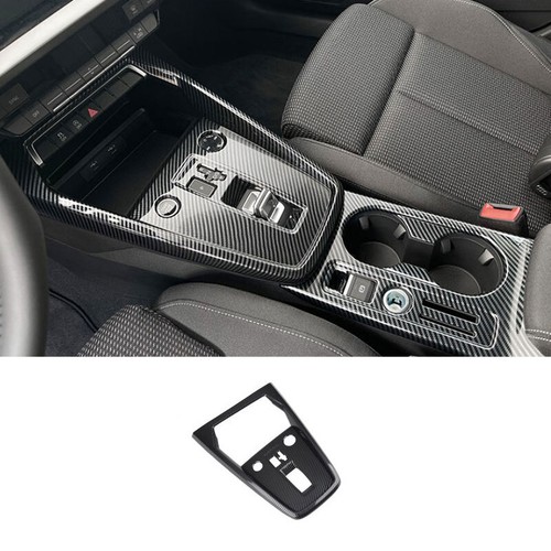 Fit For Audi A3 2022-2024 ABS Carbon Fiber Central Console Gear Shift ...
