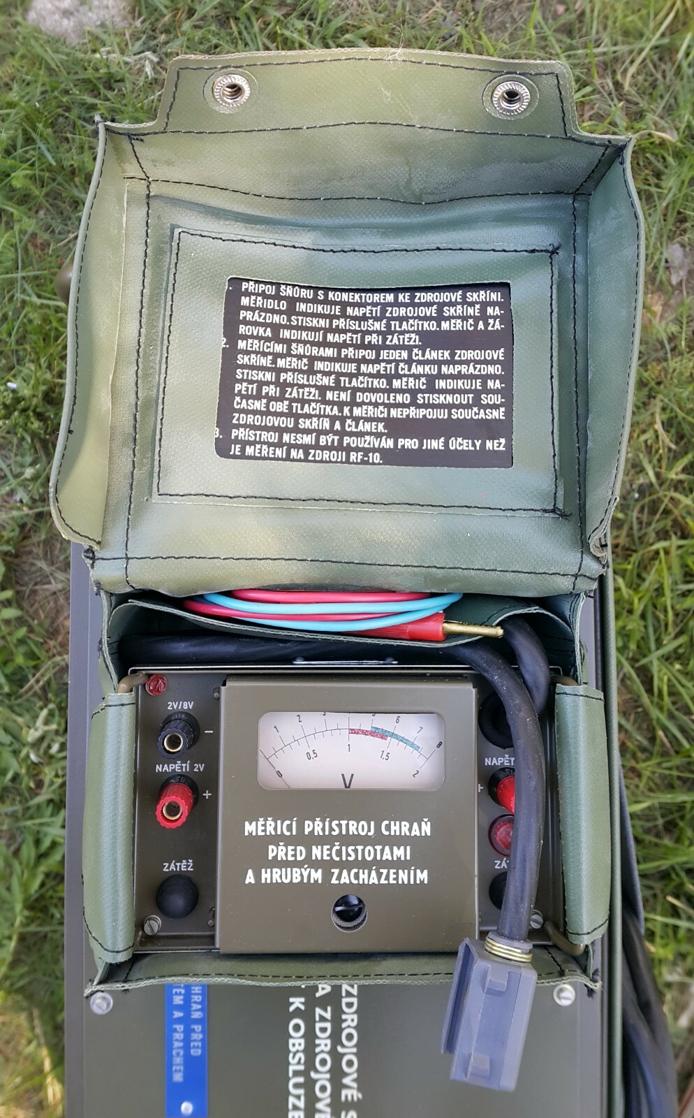 BATTERY CHARGER RF10-K30 FOR MANPACK RF-10 RADIO CZECH ARMY MILITARY ...