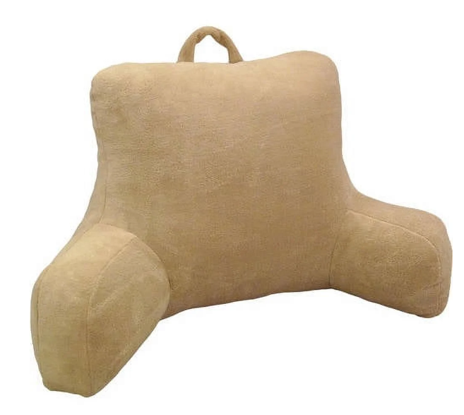 Plush Backrest Pillow Bed Cushion Support Reading Back Rest Arms Chair ...