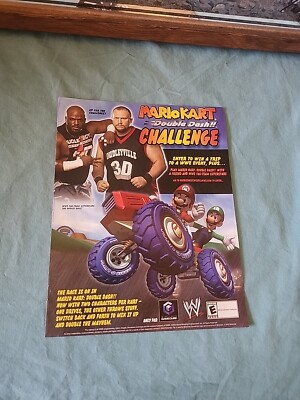 WWE Mario Kart Contest (print ad 2003) feat The Dudley Boyz - Nintendo ...