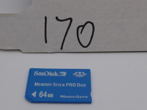 SANDISK Memory Stick Duo Sony Memory Stick Duo 64MB MG MAGICGATE | eBay