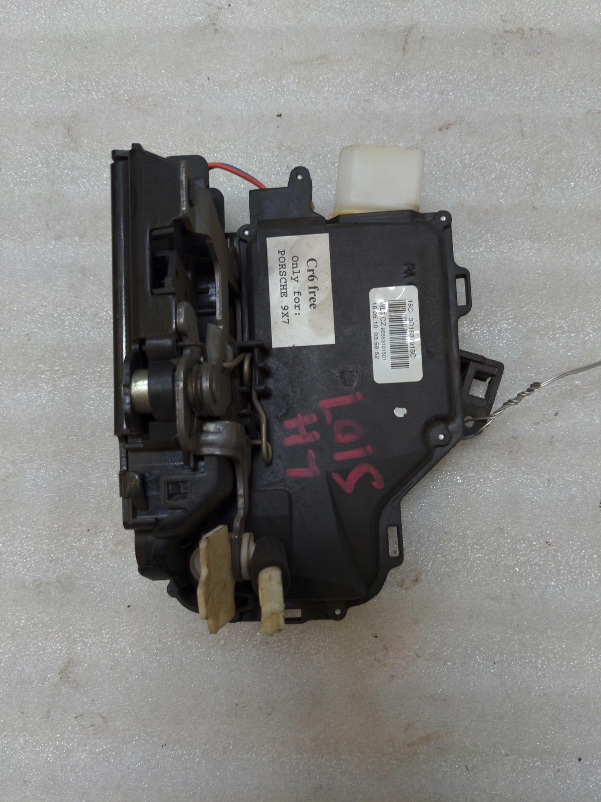 05-13 PORSCHE 911 FRONT LH Left Door Latch 95553101501 3D1837Q15C 98K ...