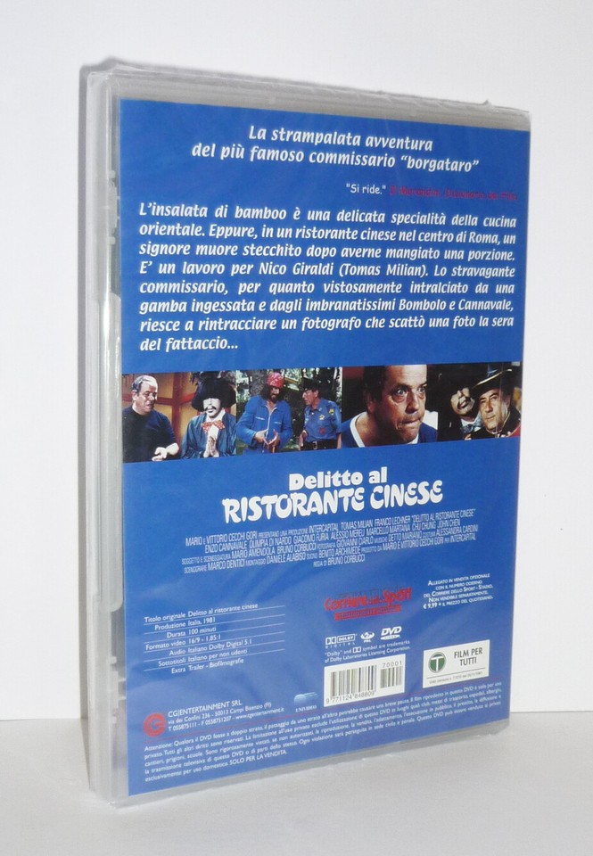 Vantage A Restaurant Chinese - by Bruno Corbucci With Tomas Milian DVD ...