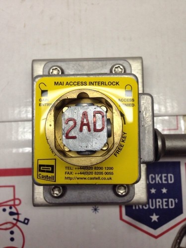 Castell Safety Trapped Key MIA Access Interlock System *Fast Shipping ...