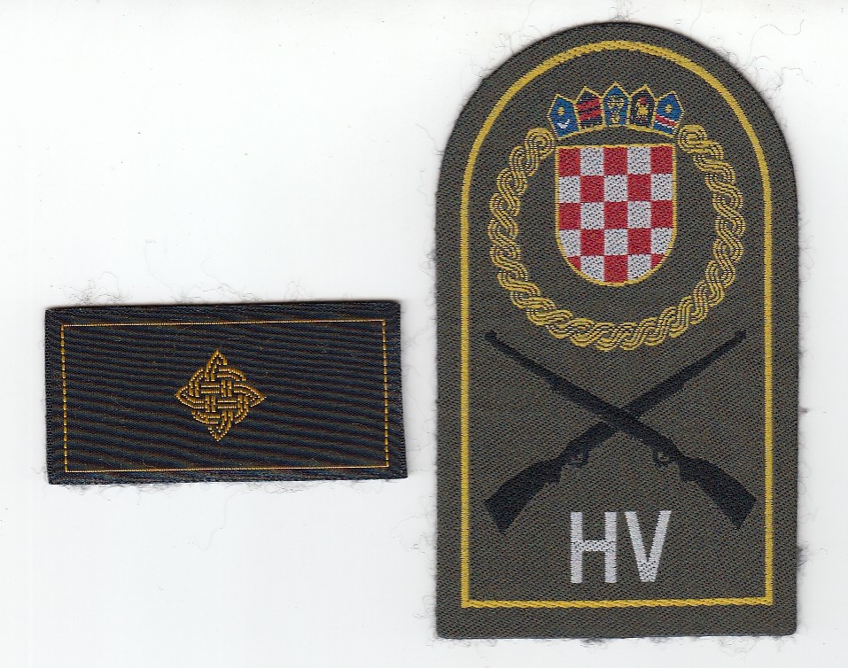 CROATIA ARMY HV PATCH + OLD CROATIAN GROUND FORCES, PRIVATE POZORNIK ...
