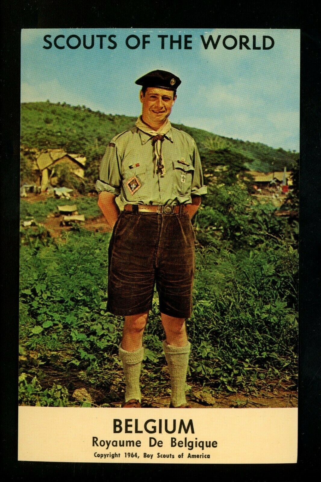 Scouting postcard Boy Scouts of the World 1964 Belgium Royaume De ...