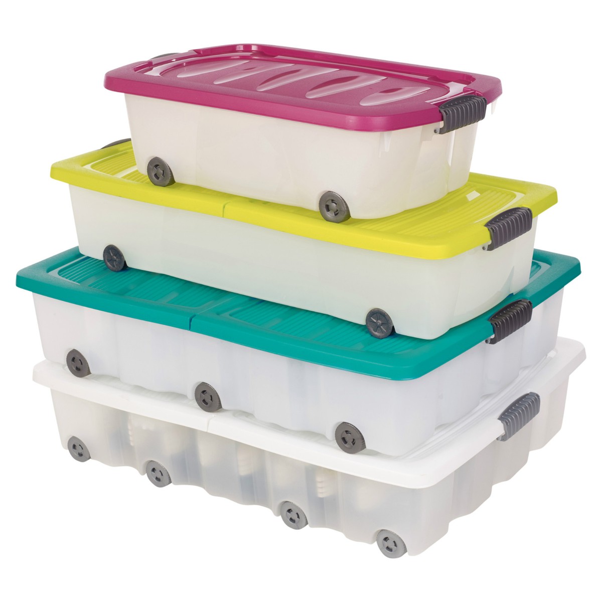 Under Bed Plastic Storage Bins Under Bed Storage Box With Easy Slide