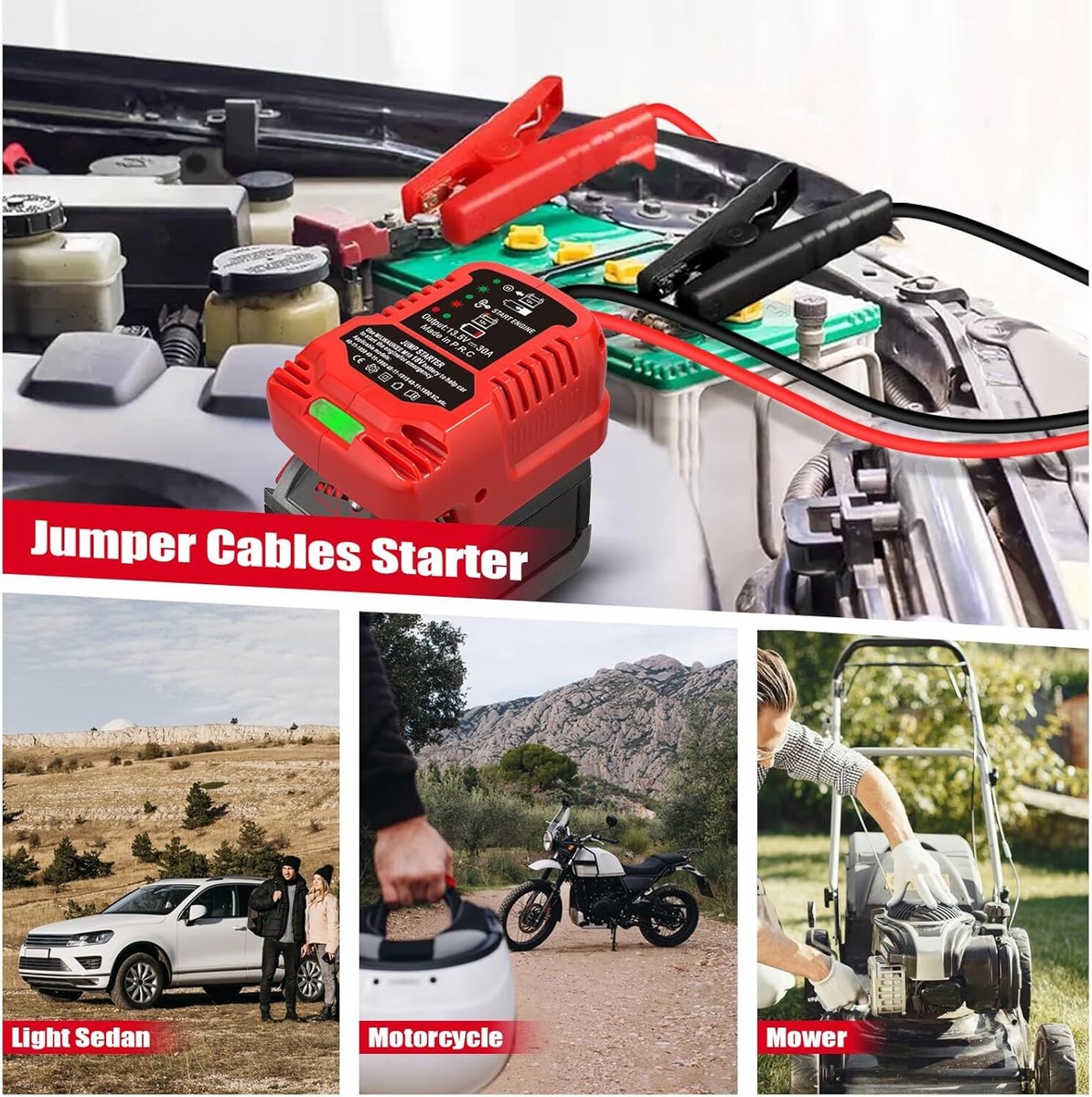 Emergency Jump Starter Milwaukee M18 Battery Jump Starter Adapter - 18V ...