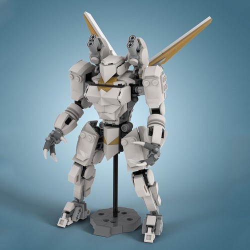 373 PCS MK-II Mech Suit Building Blocks Set MOC Collectible Mecha Model ...