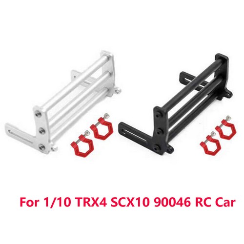 Metal Front Bumper Bars Set Fit For 1/10 TRX4 SCX10 90046 RC Crawler ...