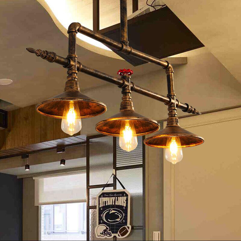 Industrial Pipe Pendant Light Fixture