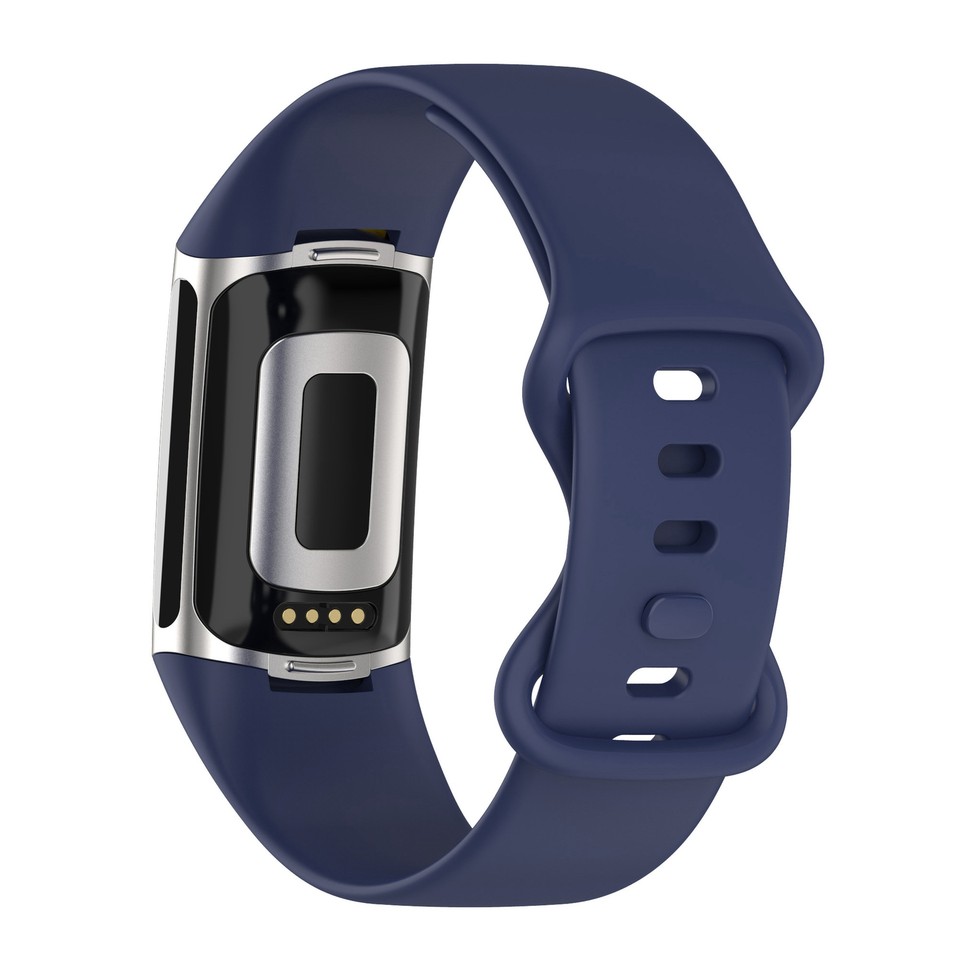 For Fitbit Charge 5 Silicone Sport Band Rubber Watch Strap Wristband ...
