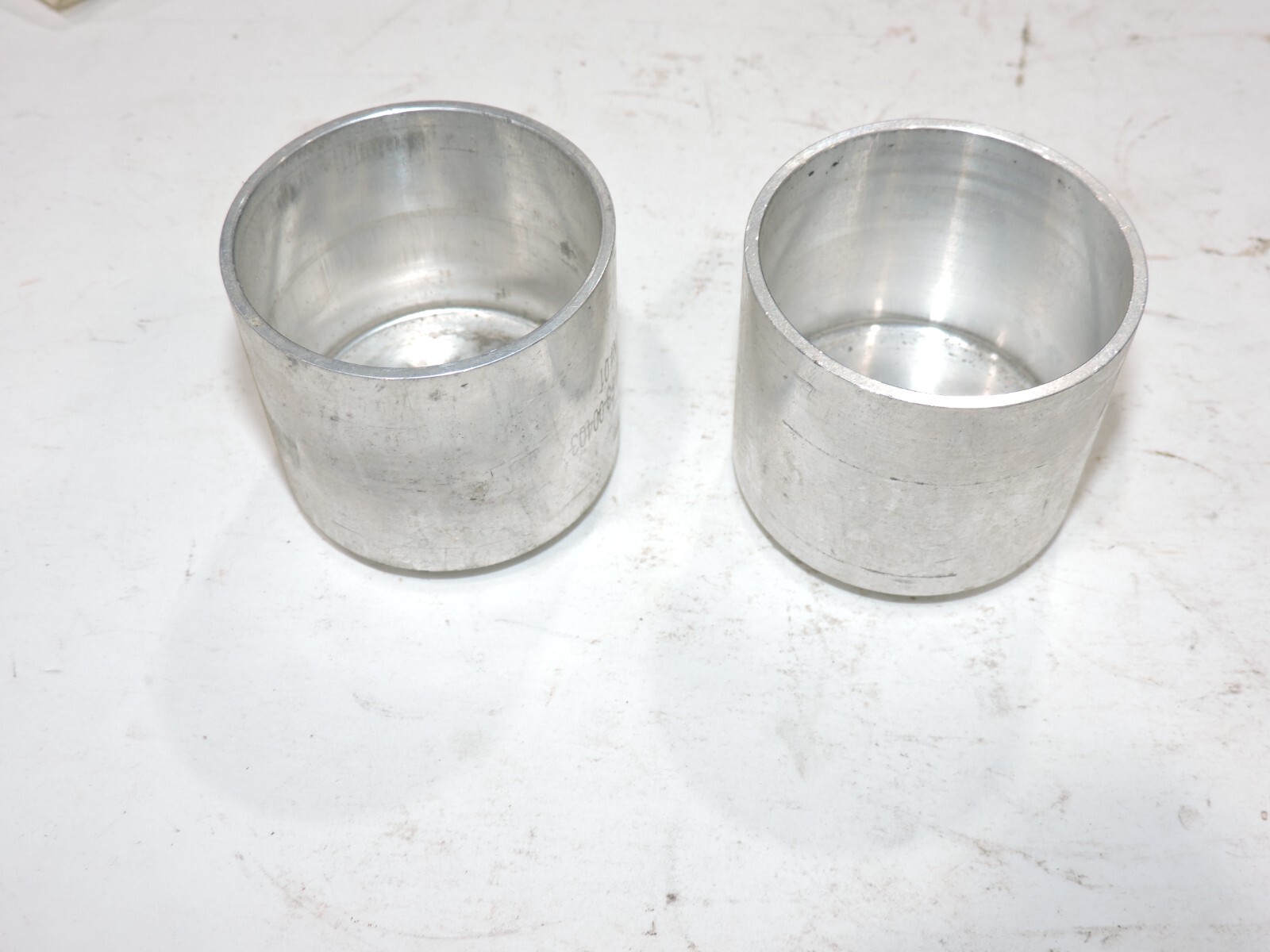 (2) aluminum Bump stop cups 2" tall 5/8 hole Nice NASCAR Late Model | eBay
