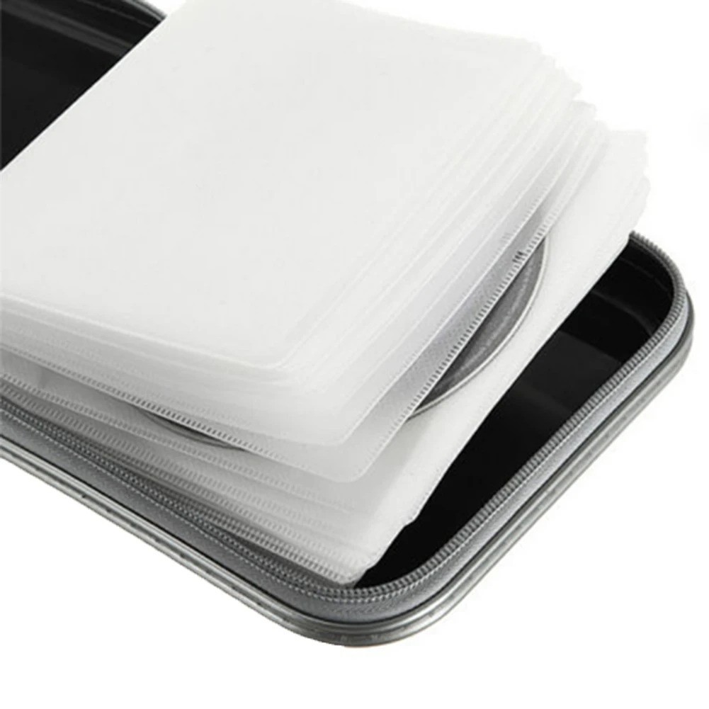 40 CD DVD Carry Case Cover Disc Storage Holder CD Sleeve Wallet Ideal ...