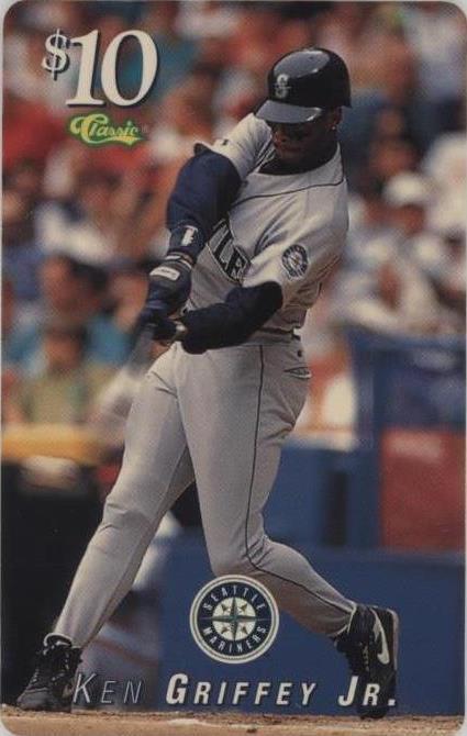 1995 Classic Phone Cards - Ken Griffey Jr $10 White Lettering for sale ...