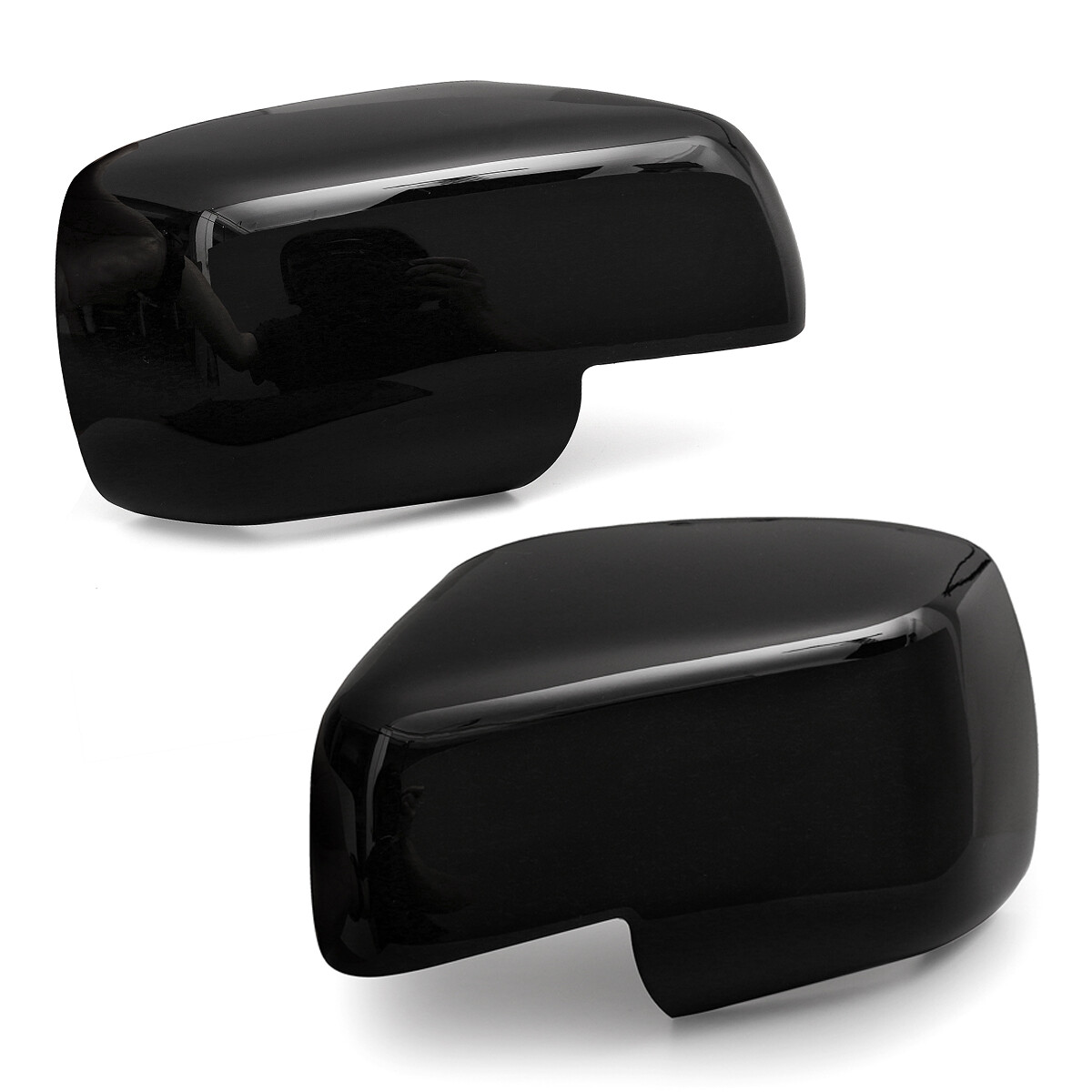 2X Gloss Black Wing Side Mirror Covers For Land Rover Discovery 3 ...