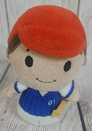 Hallmark Itty Bittys Plush Baseball Player Boy Stuffed Toy Red Blue ...