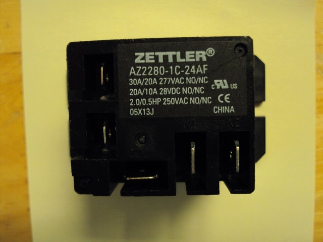 ZETTLER Relay Az2280-1c-24af 30 Amp SPDT 24 VAC Coil for sale online | eBay