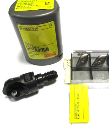 SANDVIK WSP Einschraub Kopier Fräser R216-20T10+2x R216 -20T3M-M 4340 ...