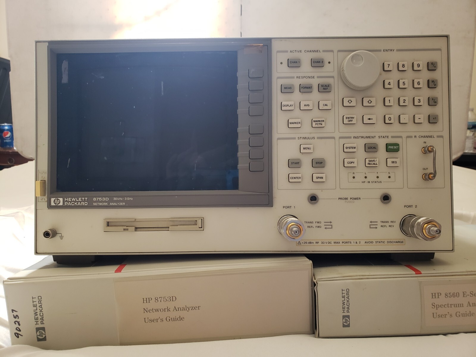 HP 8753D 30KHz-3GHz Network analyzer working | eBay