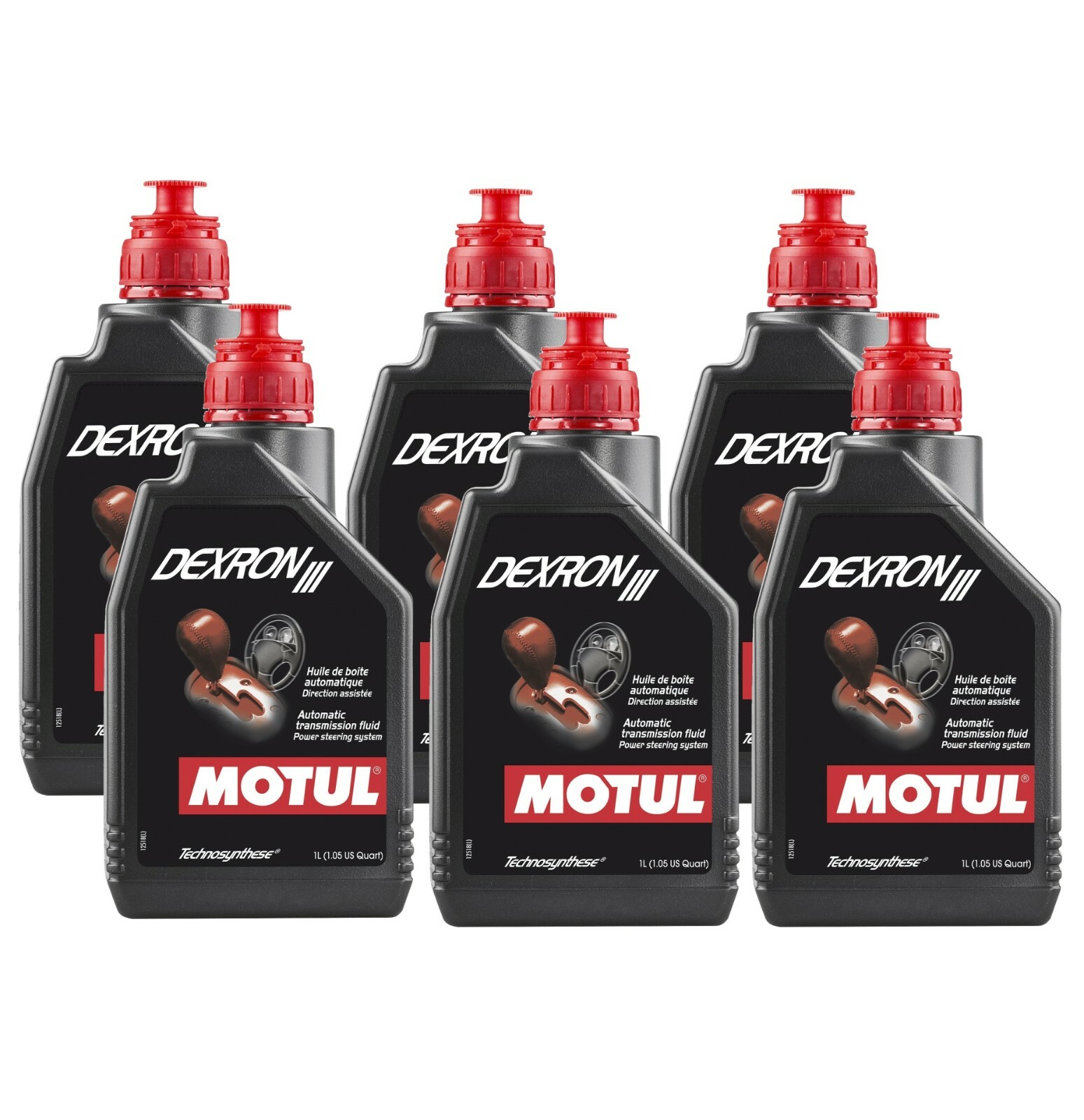Motul DEXRON III - 6L - Technosynthese Automatic Transmission Fluid (6 ...