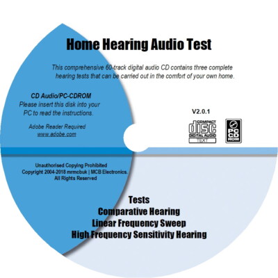 Home Hearing Audio Test Tones CD: Test Your Hearing! | eBay
