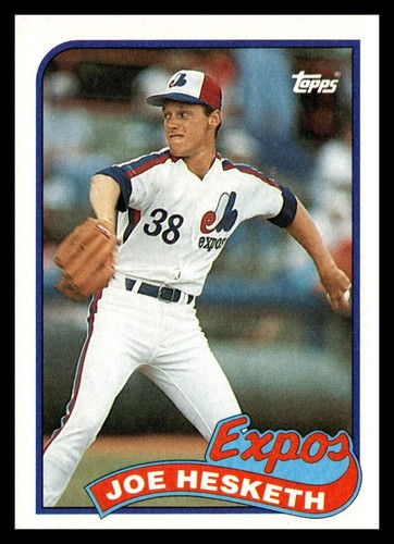1989 Topps #614 Joe Hesketh Montreal Expos Baseball Card | eBay