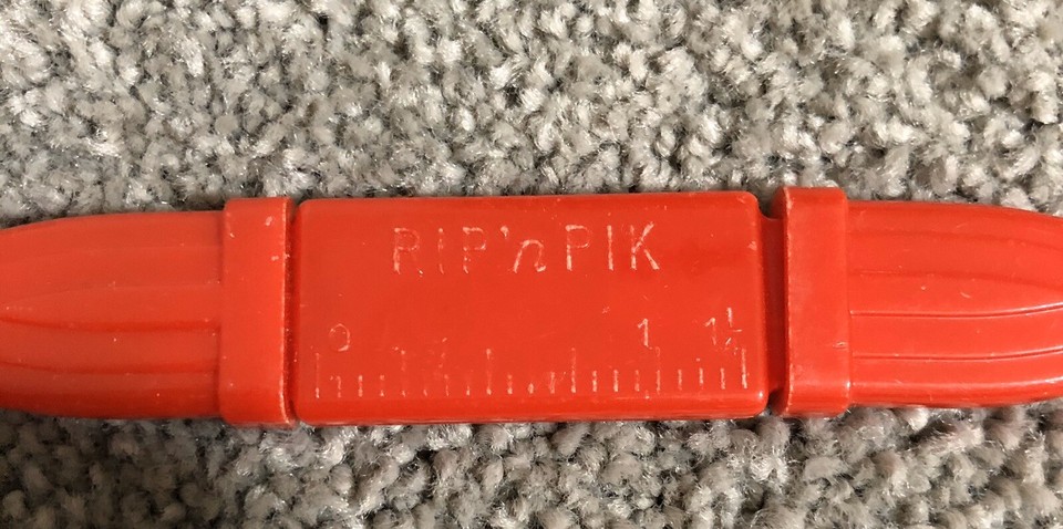 Vintage -Rip 'n Pik Seam Ripper & Thread Picker tool - Red Plastic | eBay