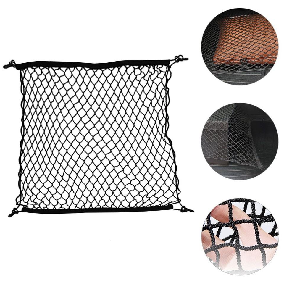 1pc Car Cargo Nets Stretchable Trunk Cargo Organizer Rear Car Net ...