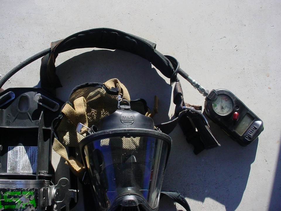MSA HP 4500 AIR PACK SCBA FIREMAN FIRE DEPT FIREFIGHTER | eBay