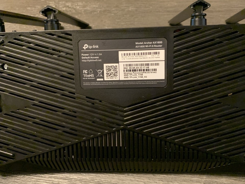 TP-Link AX1800 Archer AX21 WiFi 6 Router – Dual Band Wireless Internet ...