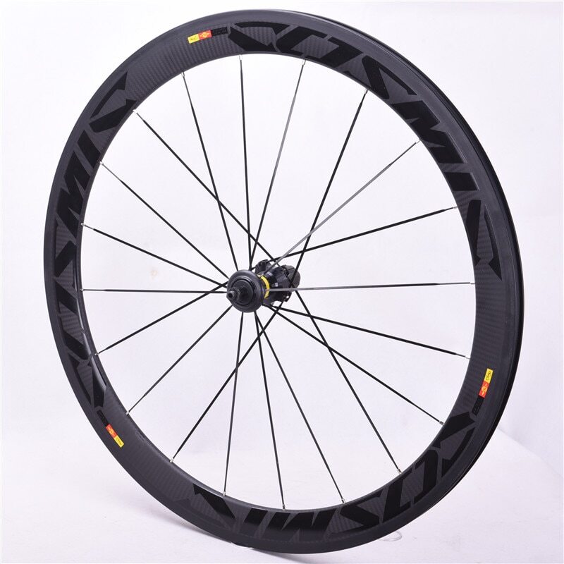 Cosmic 700C Carbon Fiber Wheelset 38/50/60mm V Brake Road Bike Front ...