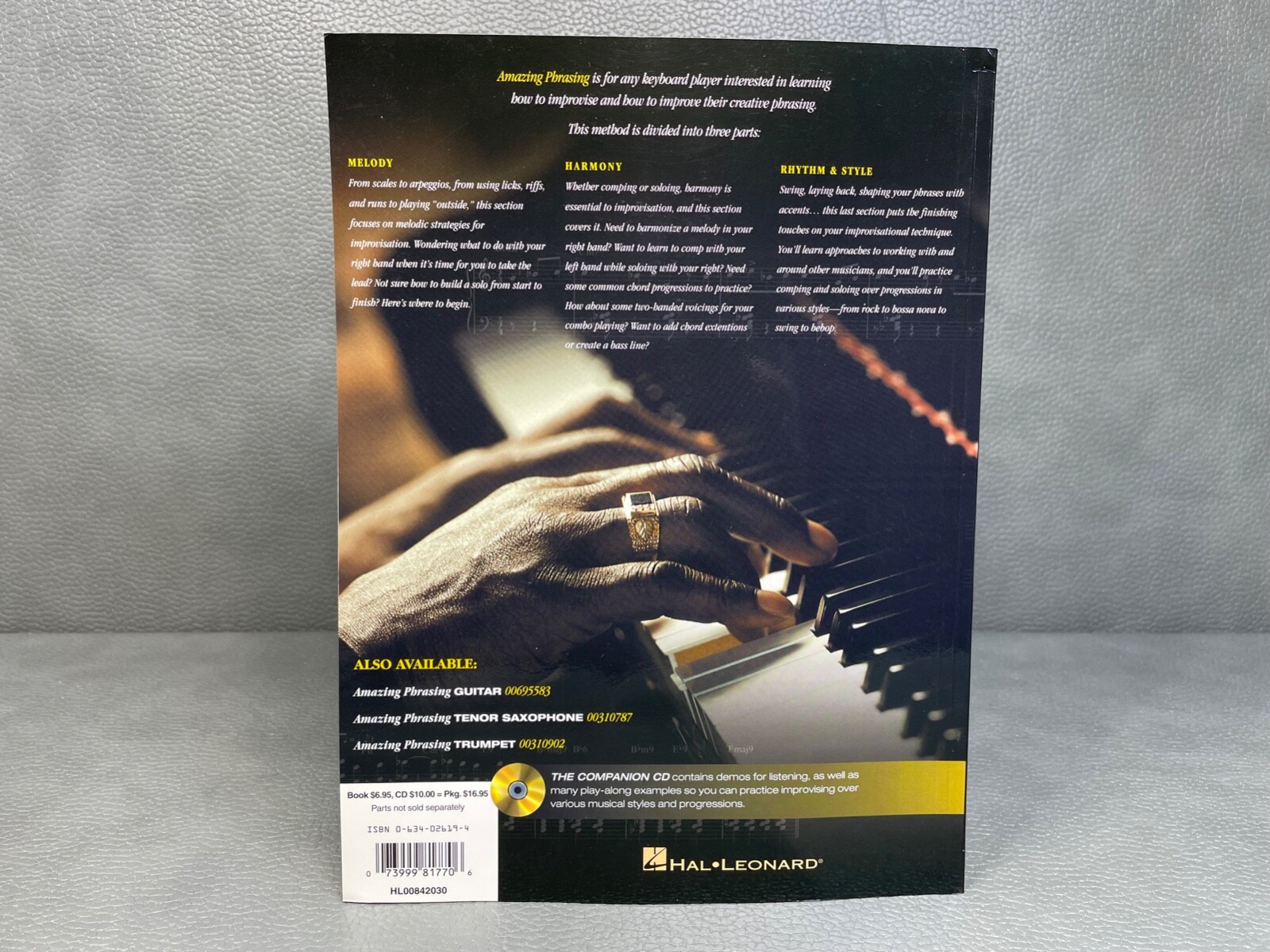 Amazing Phrasing - Keyboard : 50 Ways to Improve Your Improvisational ...