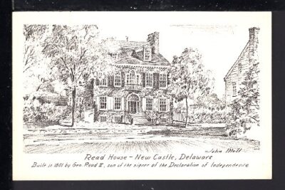 Postcard - Delaware - New Castle - Read House | eBay