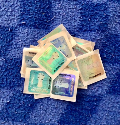 Panini/adidas FIFA 2018 world cup Russia mini hologram logo. | eBay