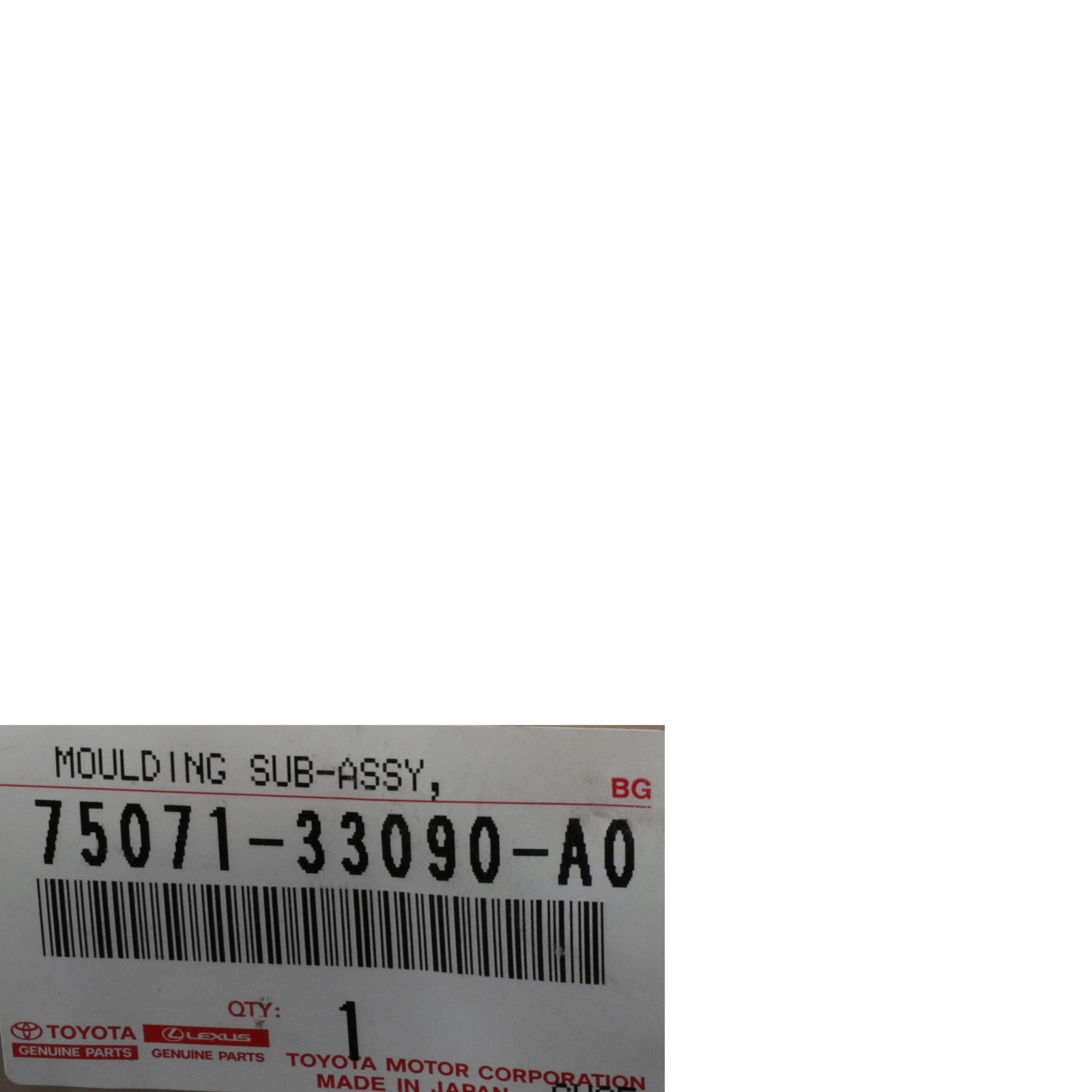 Lexus OEM 7507133090 a 0 Front Door Lower Molding for sale online | eBay