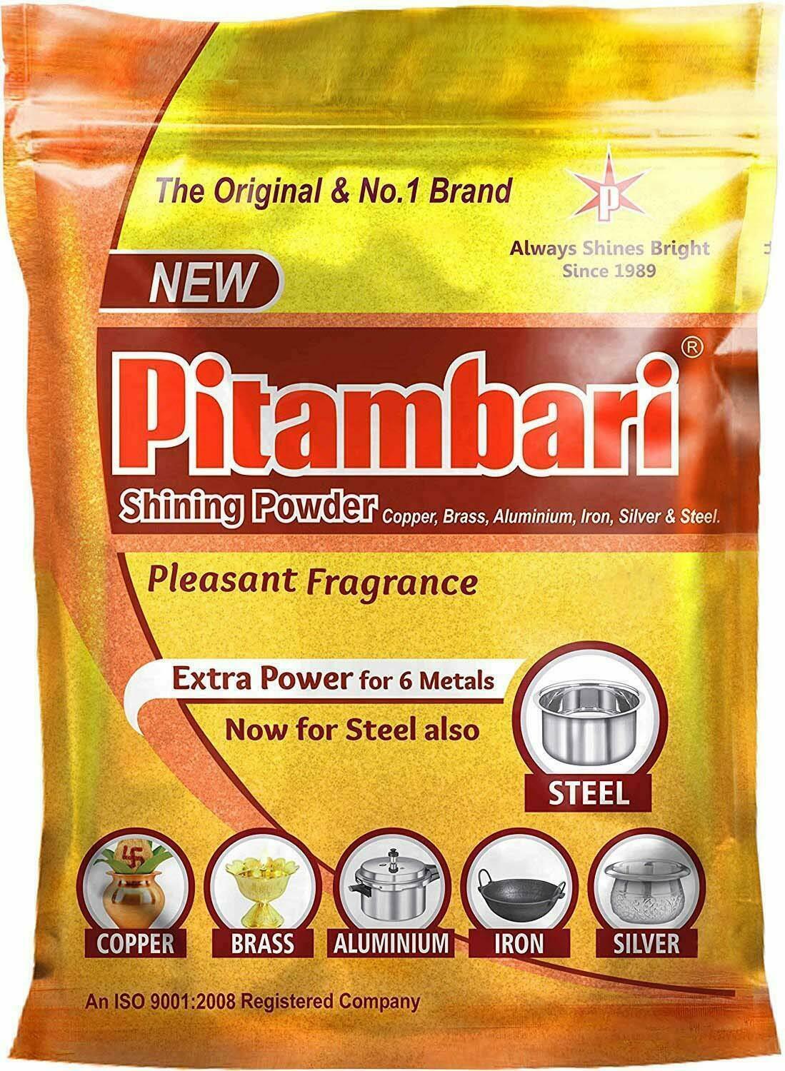 PITAMBARI Cleaning Powder for Silver Copper Brass Iron Steel Aluminium ...