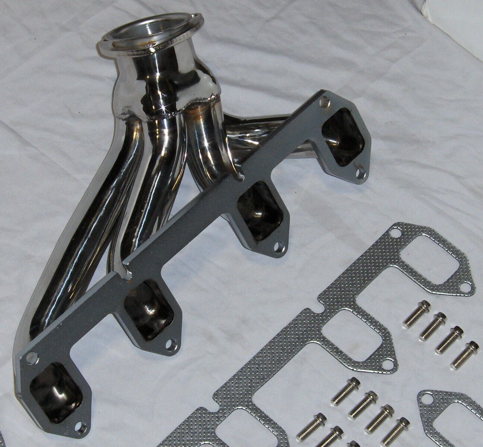 Stainless Shorty Exhaust Headers for 1967-75 Ford BBF FE 330 390 406 ...