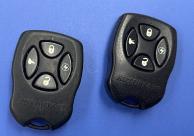 2x USED AUTOSTART 4-BUTTON NAHRS5304 REMOTE START TRANSMITTER FOB ...