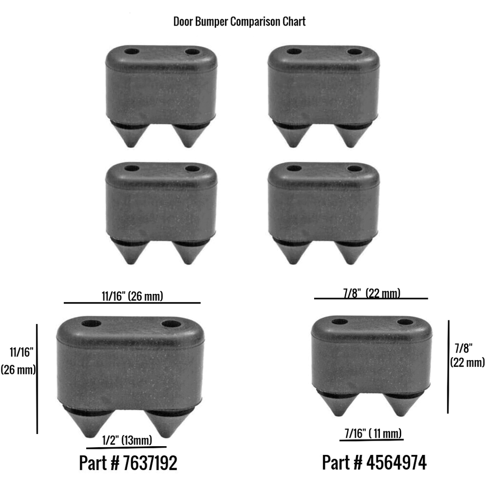GM Pontiac Chevy Buick Rubber Door To Door Jamb Bumpers Bump Stop DOOR ...