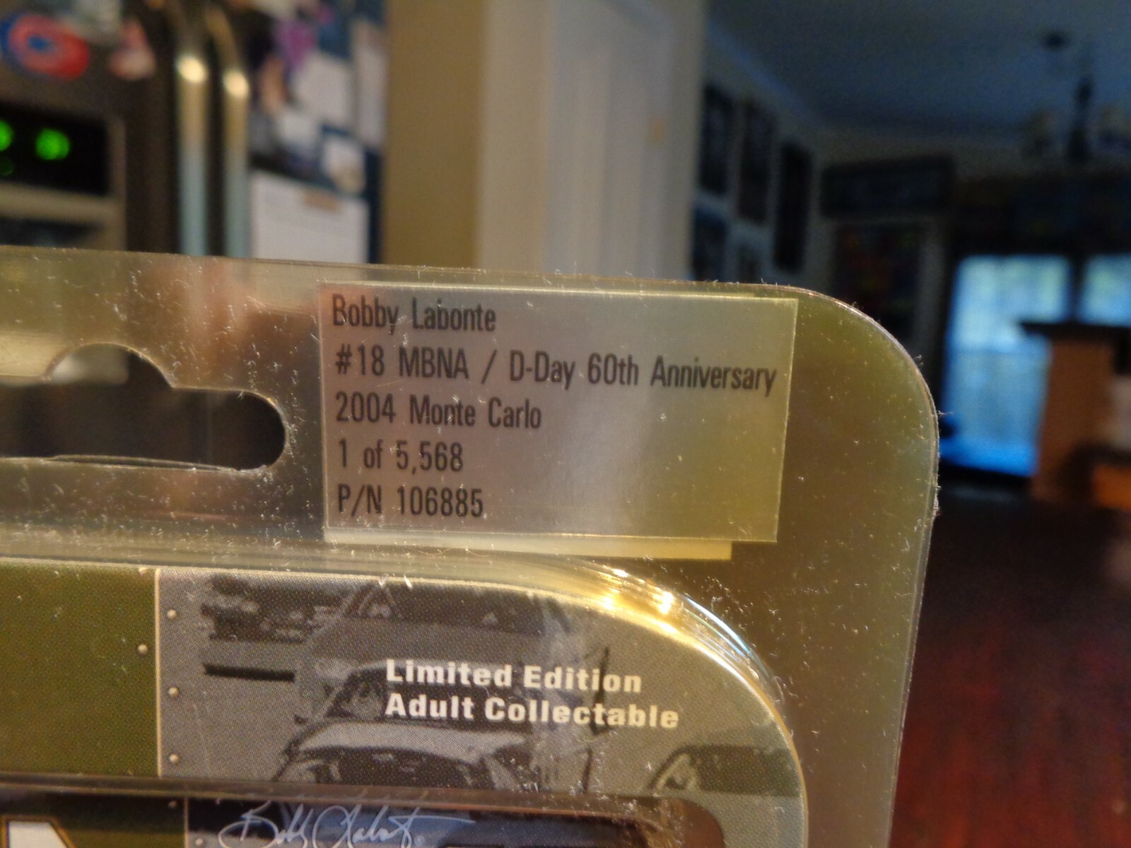 BOBBY LABONTE #18 MBNA D-DAY 60TH ANNIVERSARY 2004 CHEVY MONTE CARLO ...