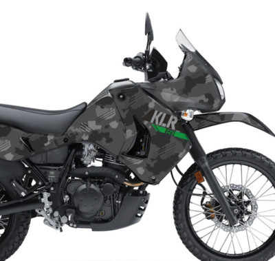 2008-2018 Kawasaki KLR650 Camouflage Graphics Kit Rear Vinyl Decal ...