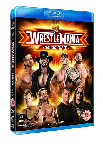 WWE: WrestleMania 26 (Blu-ray) Batista John Cena Undertaker Shawn ...