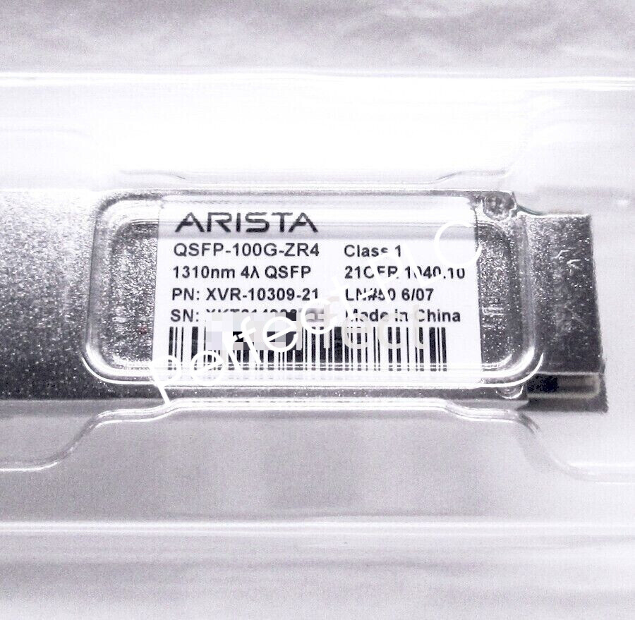ARISTA QSFP-100G-ZR4 1310nm 80km QSFP transceiver 80km XVR-10309-21 | eBay
