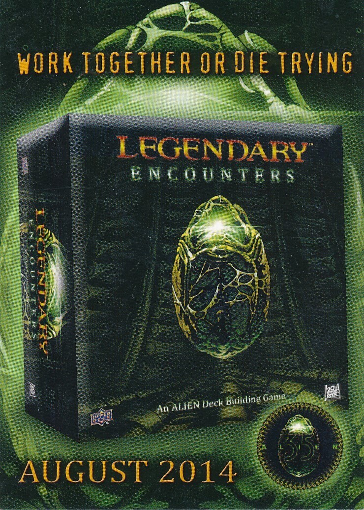 2014 Upper Deck Legendary Encounters Aliens Promo Card A1774 | eBay