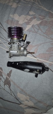 VX-18 Nitro Engine with carb and exhaust RC Car Purple No Reserve ...