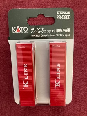 Kato 23-580D K Line 40' High Cube Intermodal Containers 1/150 Japanese ...
