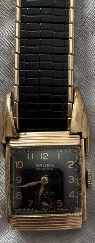 Gruen Curvex Watch 10 kt Gold Filled wind up | eBay