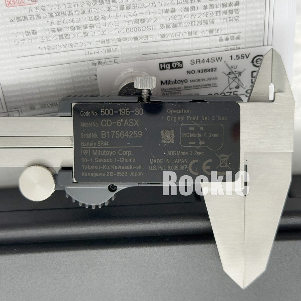 New 500-196-30 Mitutoyo Digital Caliper | 0-6" (150mm) | Absolute ...