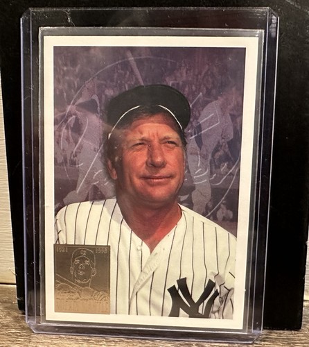 1996 TOPPS MICKEY MANTLE #7 LAST DAY PRODUCTION BASEBALL CARD NEW YORK ...